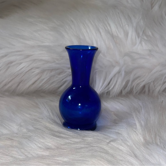 Accents | Vintage Small Cobalt Blue Glass Jug Vase | Poshmark
